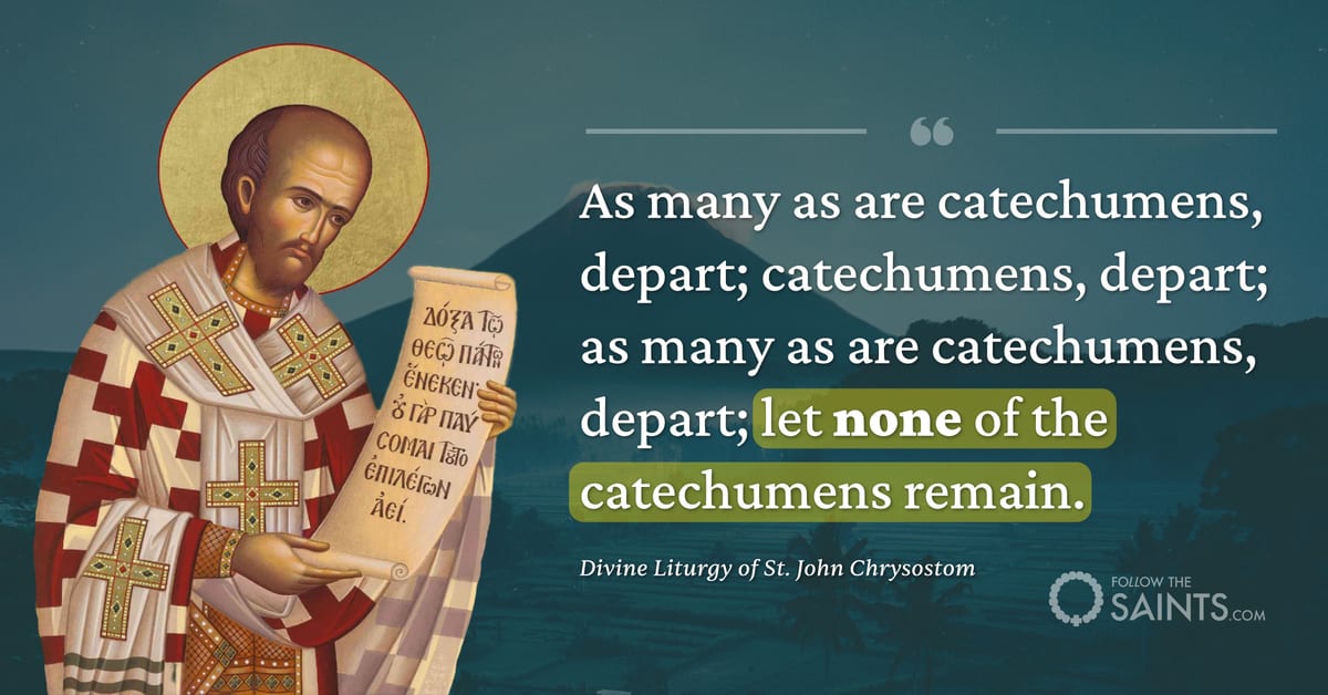 On Catechumens Departing
